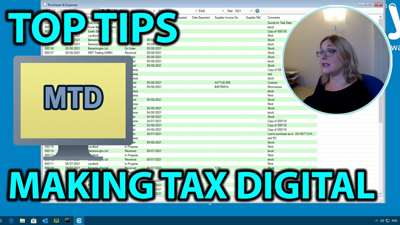 Top Tips for Making Tax Digital (MTD) - Business & Stock Control ...