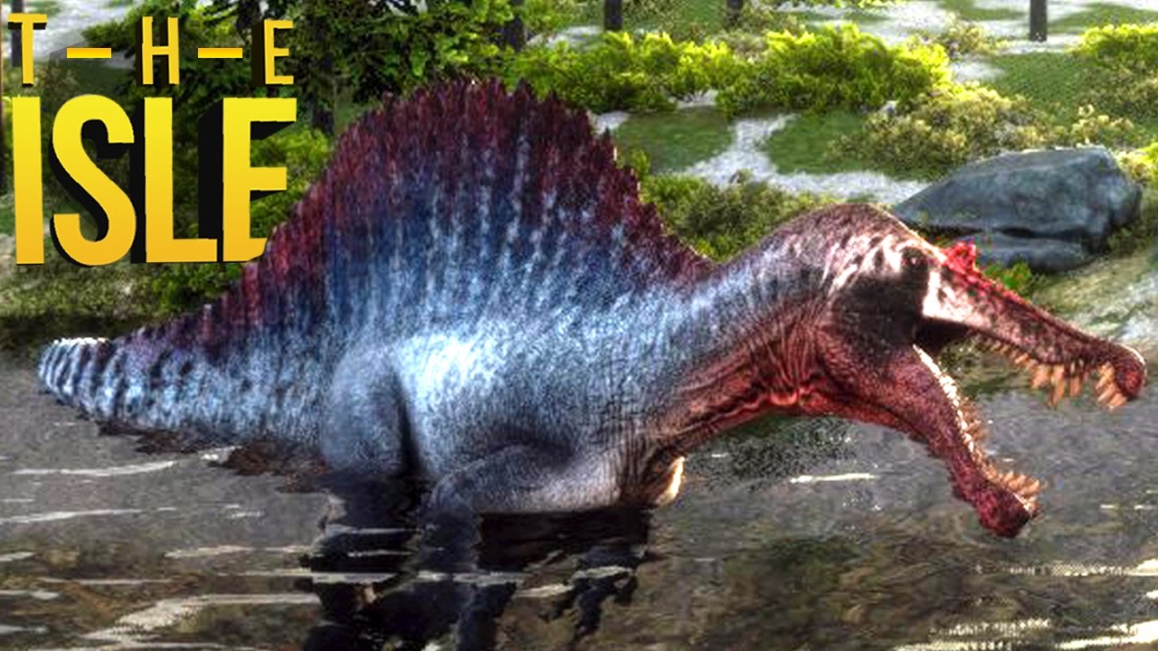 The Isle - Spinosaurus Caçando, Meu Território, Caçada Aquática ...