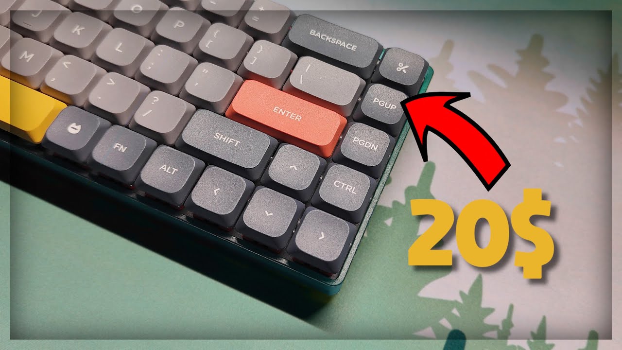 20$ Mechanical Keyboard Kit? - TES68 Review - YouTube