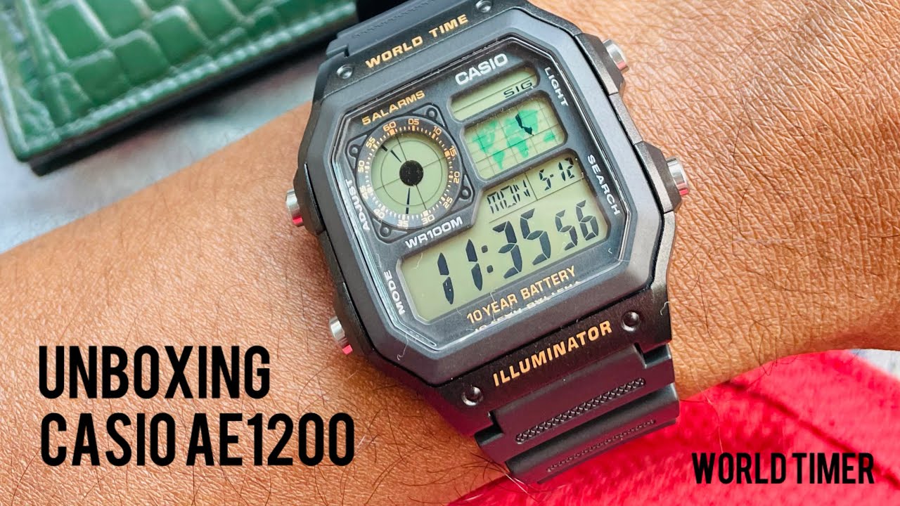 [vlog-9] Unboxing Casio AE1200WH 1BV - YouTube