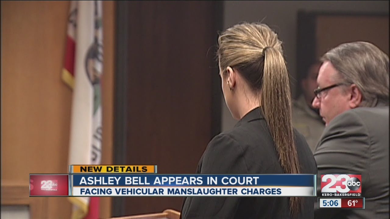 Ashley Bell appeared in court after hands-free device accident - YouTube