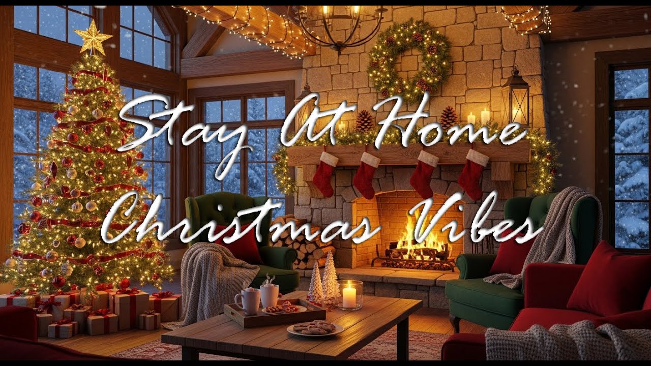 Chill Christmas Vibes | Relaxing And Cozy Music With Scenes #christmas ...