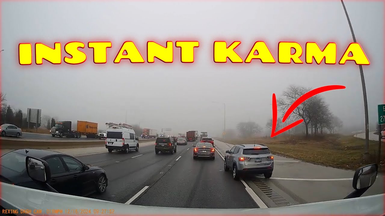 Dashcam Car Crash- Instant karma Compilation - 2025 - YouTube