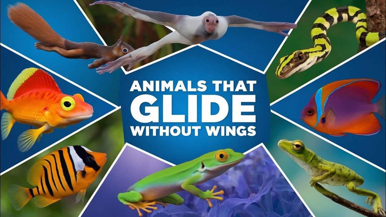Animals That Glide Without Wings - YouTube