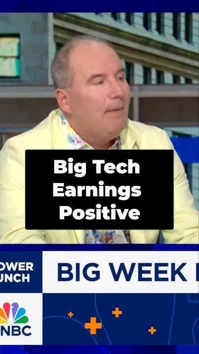 Big Tech Earnings Positive - YouTube