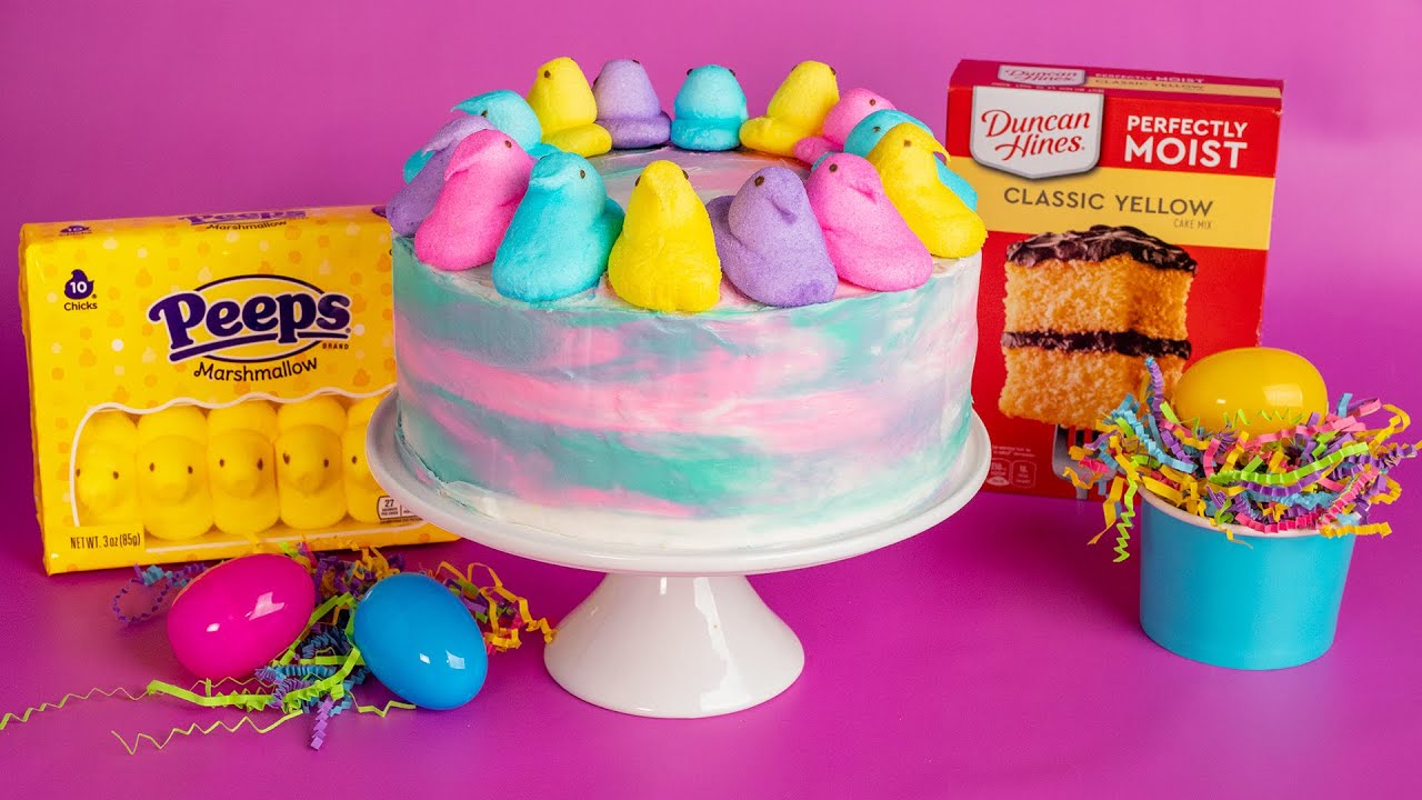 PEEPS® Color Swirl Cake - YouTube