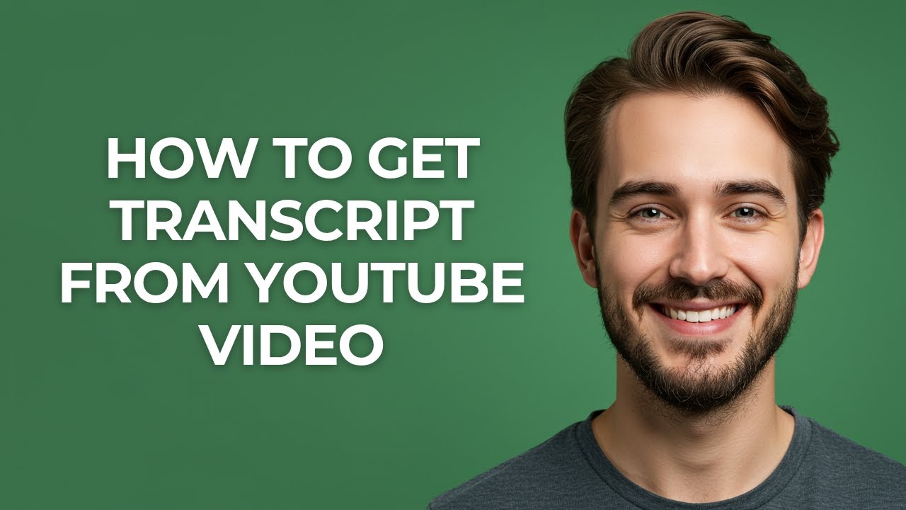 How To Get Transcript From Youtube Video - GUIDE! - YouTube
