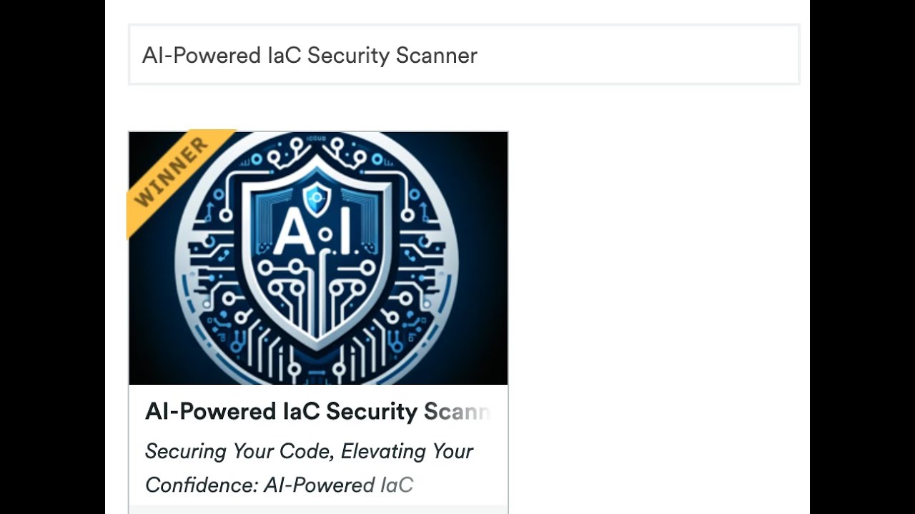 AI-Powered IaC Security Scanner | Winner of BONUS Blog Post | The ...