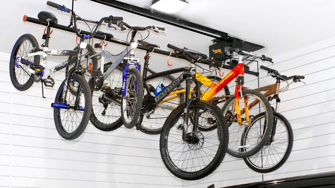 How to Install the Proslat Garage Gator Motorized Overhead Storage ...