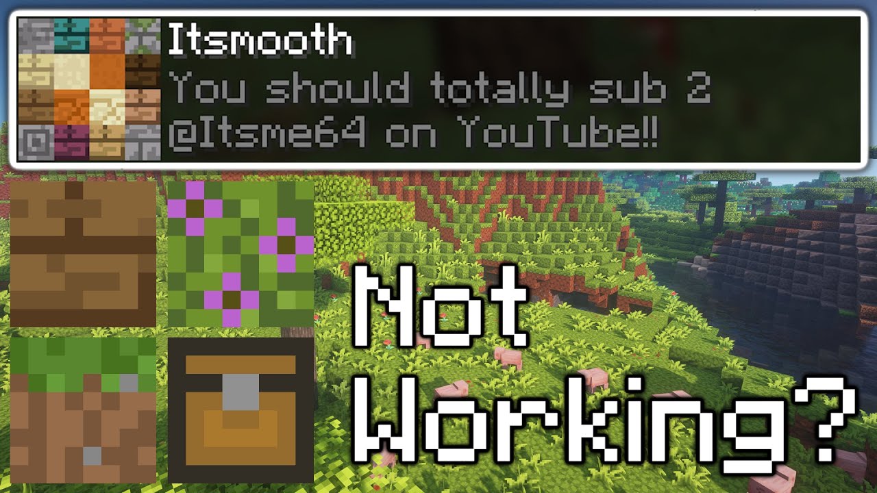 How To Fix Your Textures Not Working In A Minecraft Texture Pack - YouTube