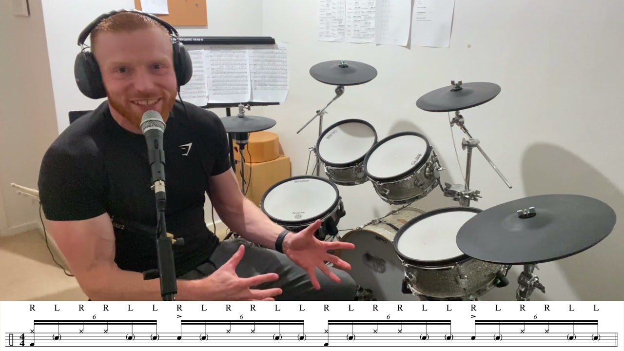 The Paradiddle-Diddle Groove - One Minute Drum Lesson - YouTube