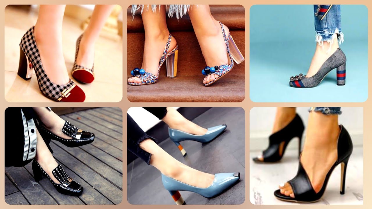 Beautiful high heels shoes design for womens - YouTube