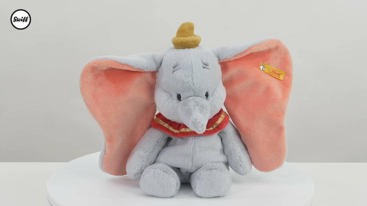 Steiff 024559 Disney Dumbo @Teddy Bear Treasures - YouTube