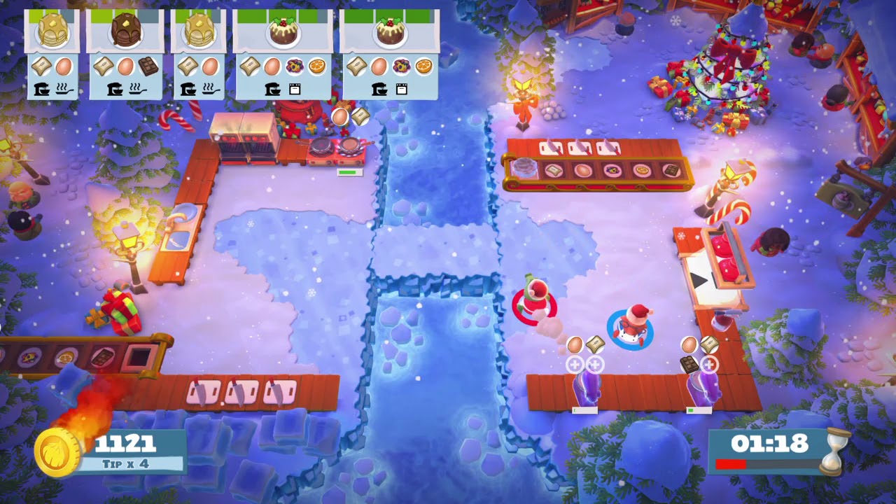 Overcooked 2 - Kevin´s Christmas Cracker - 1-5 - 2 Players - 4 Stars ...