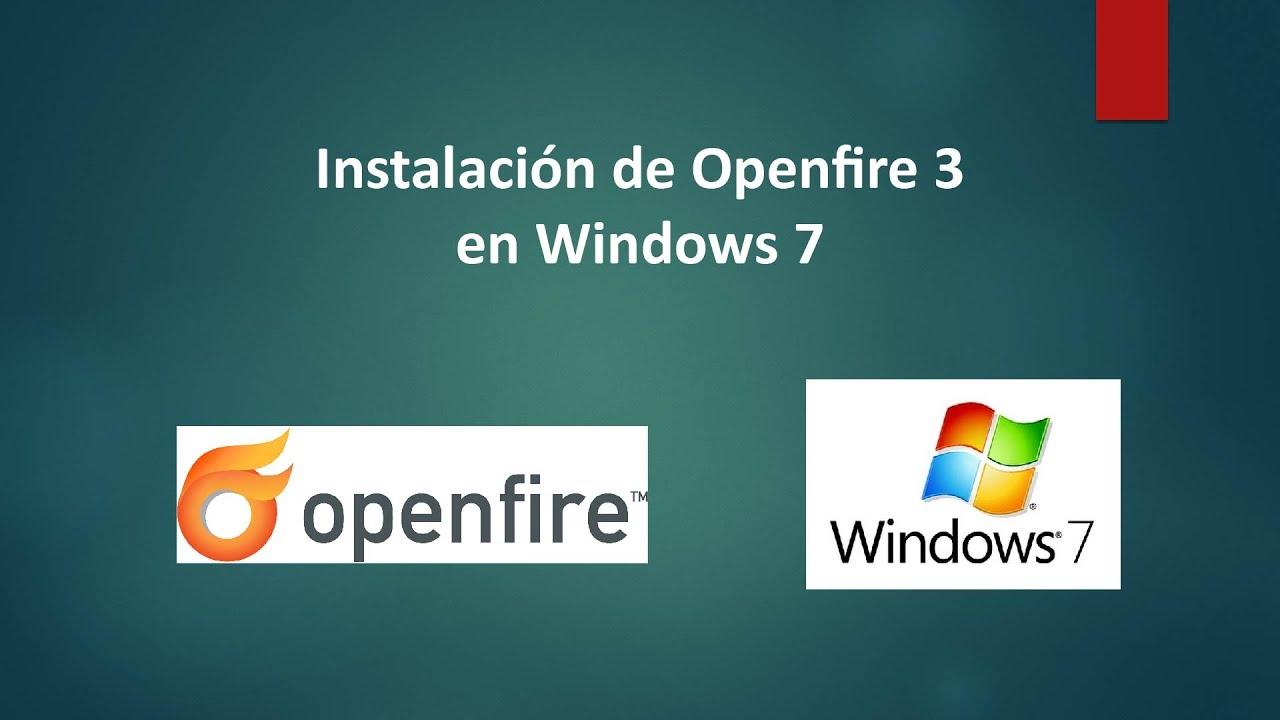 Instalacion de Servidor Openfire 3 en Windows 7 - YouTube