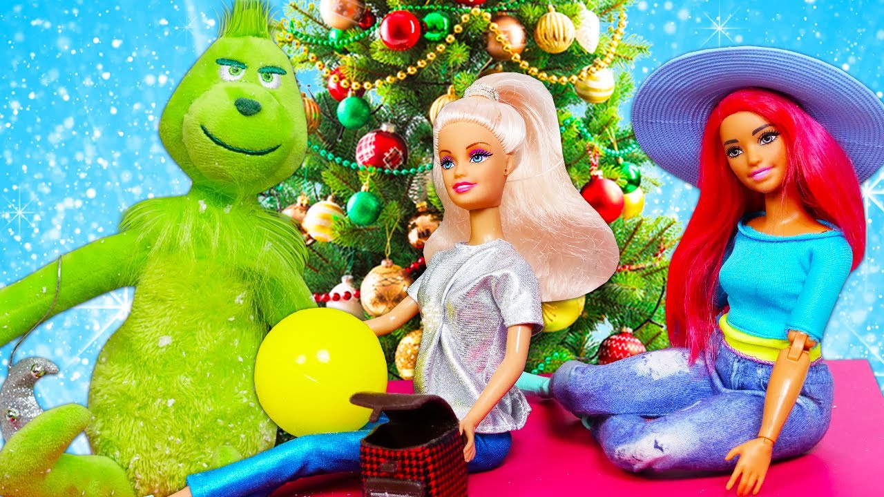 Barbie, Thor y Leo el camión ven como Grinch estropea la Navidad ...