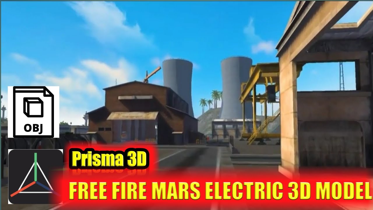 FREE FIRE MARS ELECTRIC 3D MODEL DAWNLOD OBJ FILE FREE || FREE FIRE ...