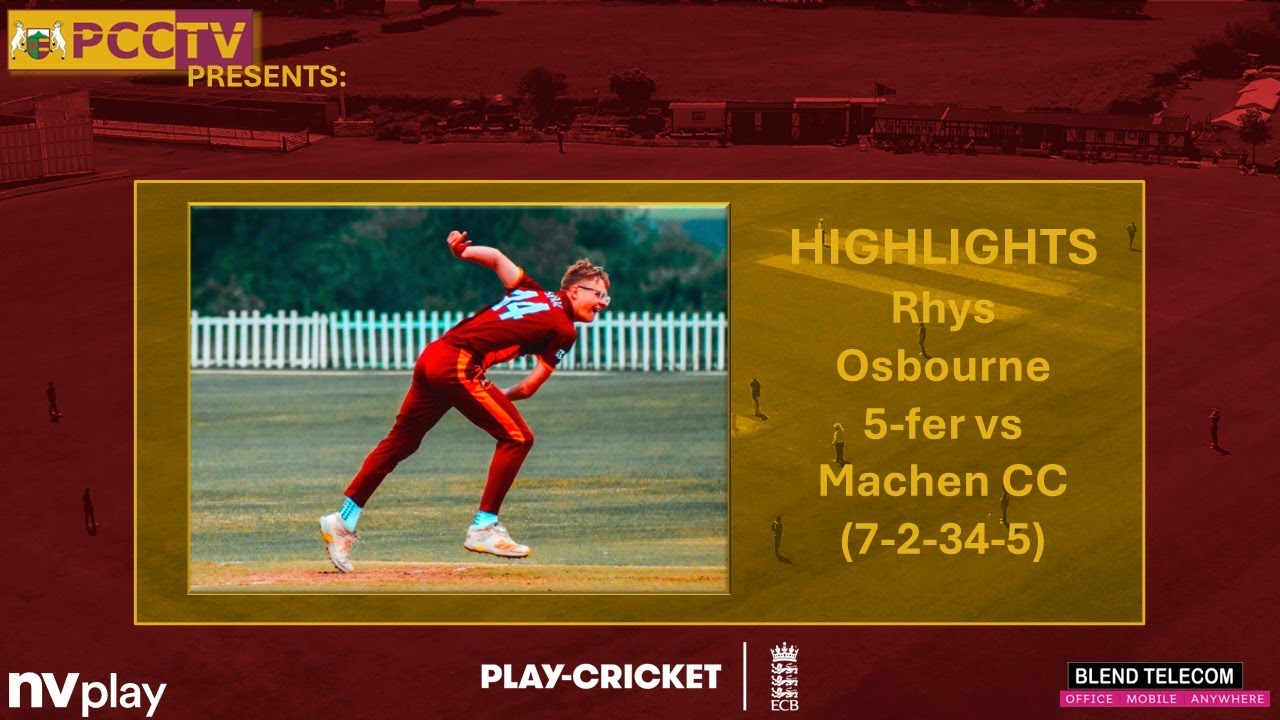 Highlights: Rhys Osbourne 5-fer vs Machen CC - YouTube