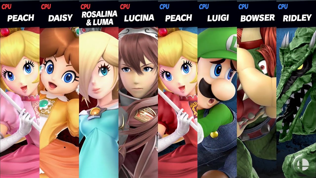 Super Smash Bros. Ultimate - Team Peach vs Team Pauline - YouTube