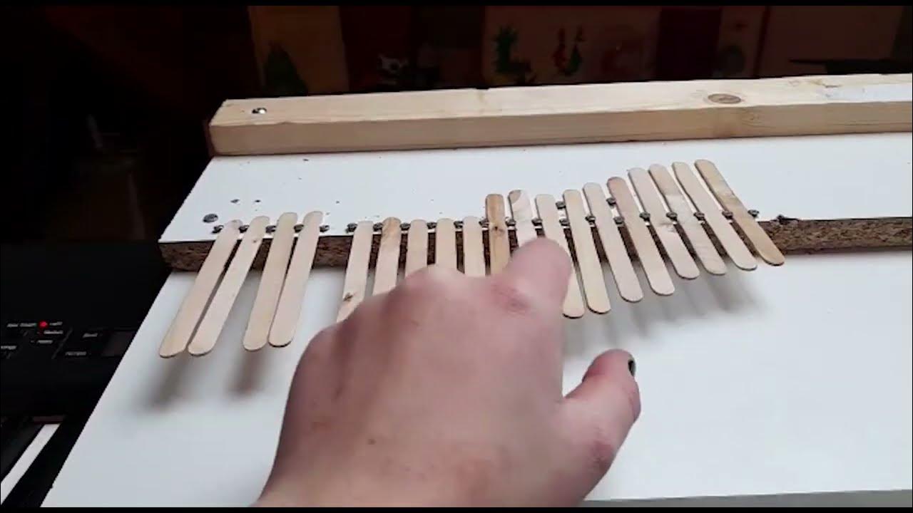 piano from popsicle sticks? - YouTube