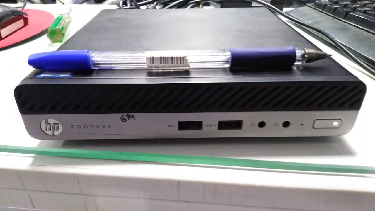 Mini Pc HP Deskpro 400 G3 DualCore 6ta Generacion - YouTube