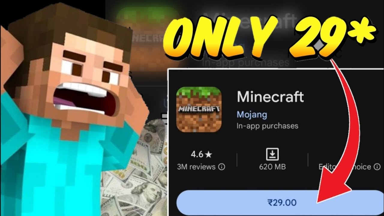 Minecraft In 29 Rs On Playstore 🤩 | No Clickbat Literally ! - YouTube