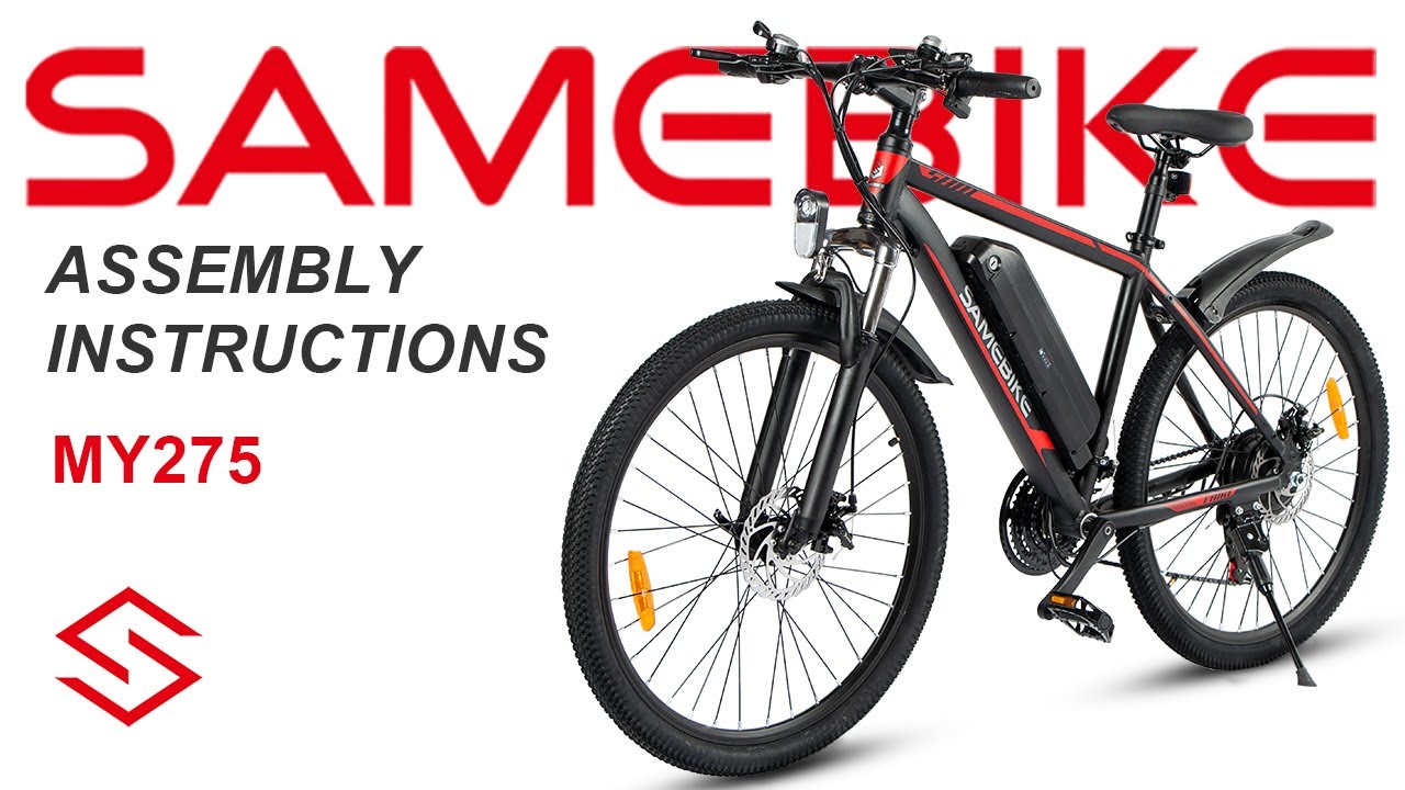 SAMEBIKE SY26 installation video - YouTube