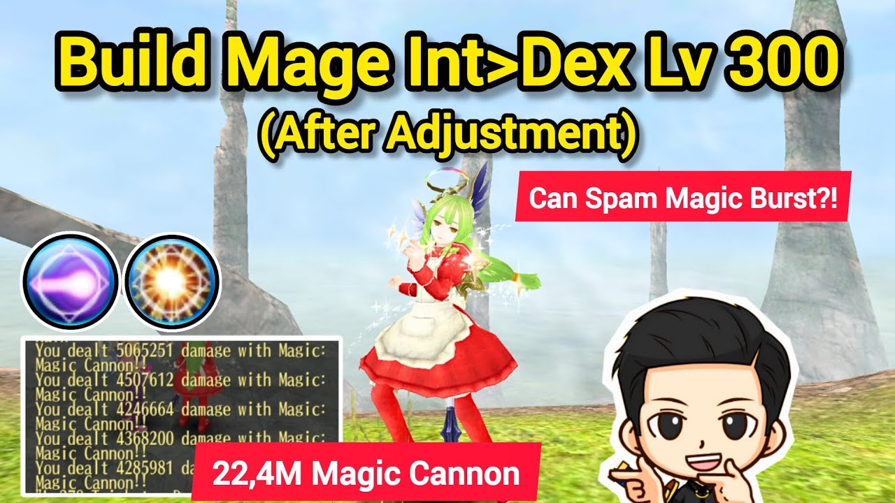 Build Mage Int Dex Level 300 (After Adjustment) - Toram and - YouTube