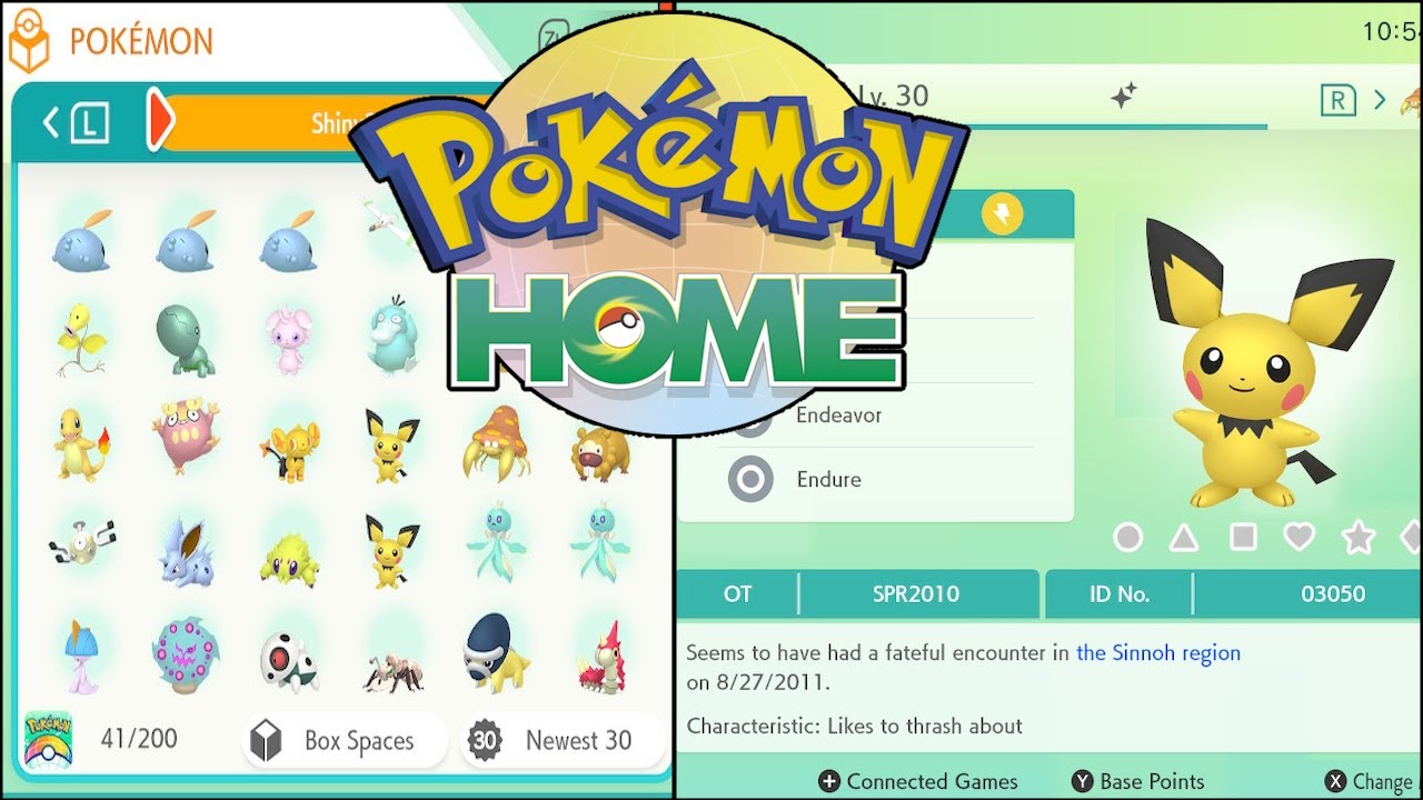 My Pokemon Home - Living Dex / Shinies / Competitive etc - YouTube