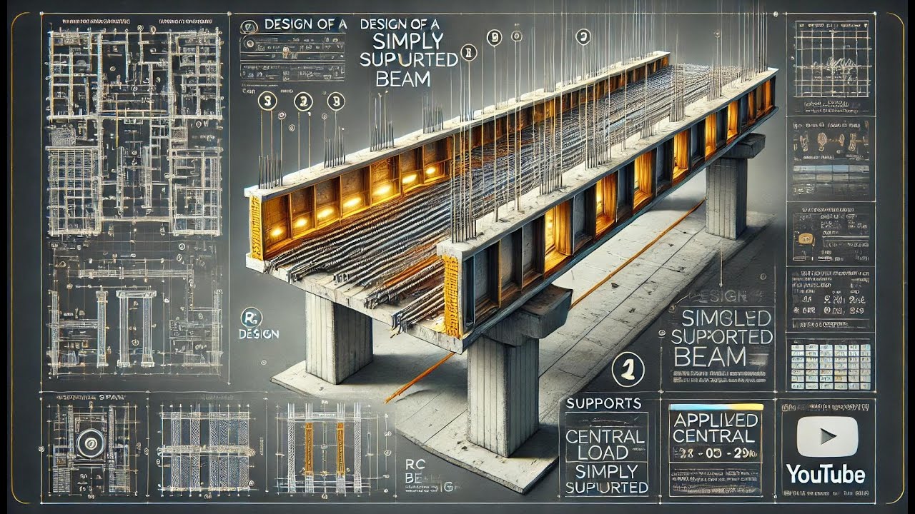 Simply Supported Beam Design & Detailing | Manual Beam design | Hand ...