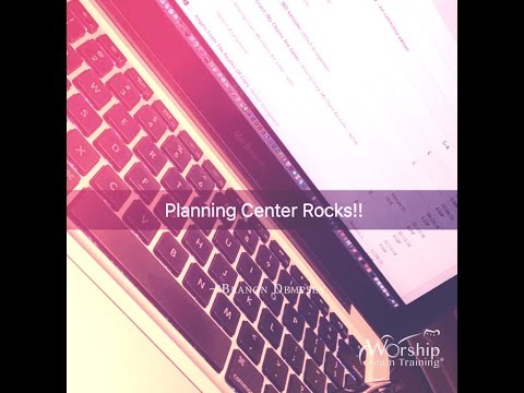 Planning Center Online (Basic Tutorial) | WorshipTeamTraining - YouTube