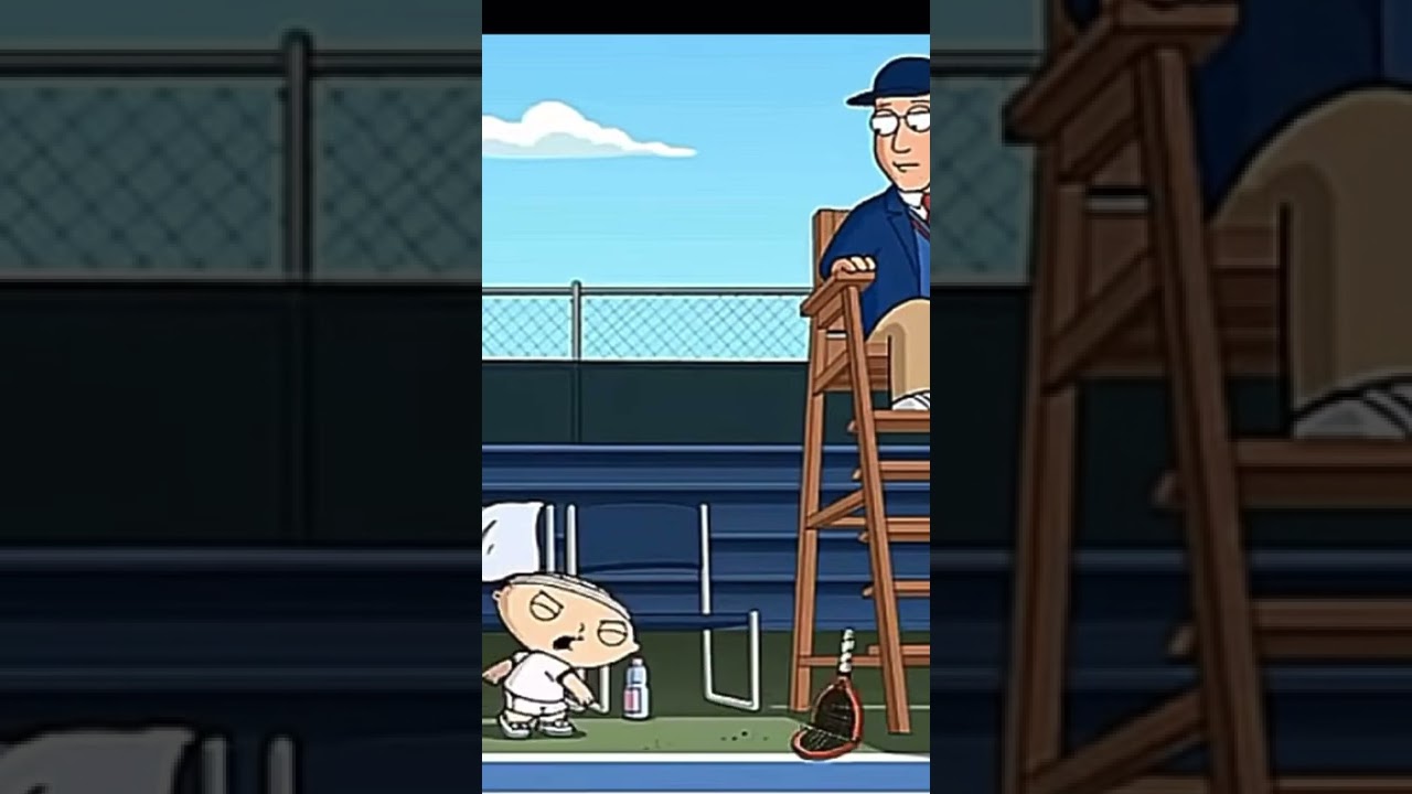 Family guy: When Stewie plays tennis😹🤣😆😅 - YouTube