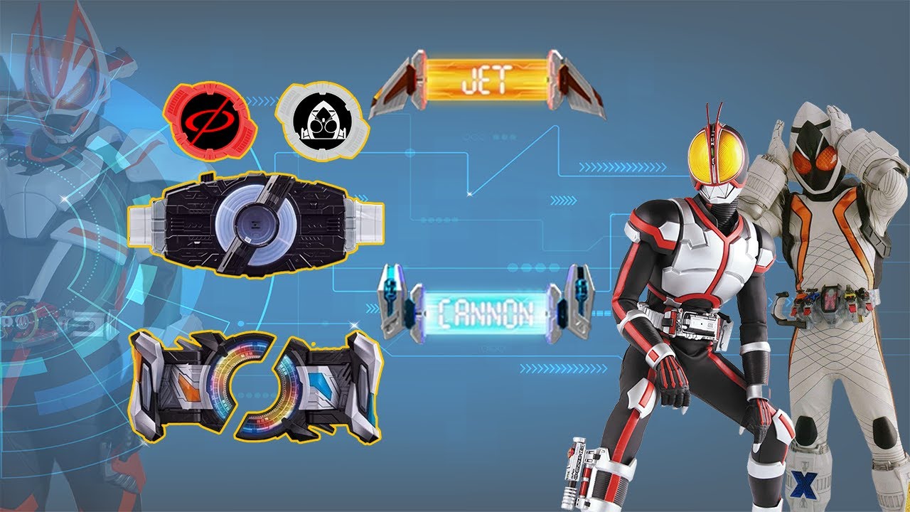 Fourze and 555 (Desire Driver) Command Jet Cannon Form (FanArt) - YouTube