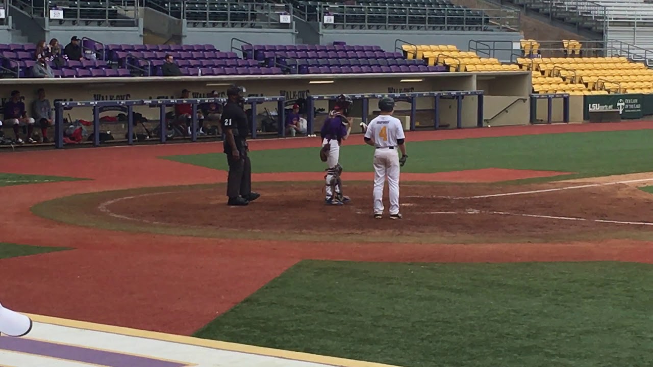 Victor Clay - Catcher at LSU baseball camp Nov 2018 - YouTube