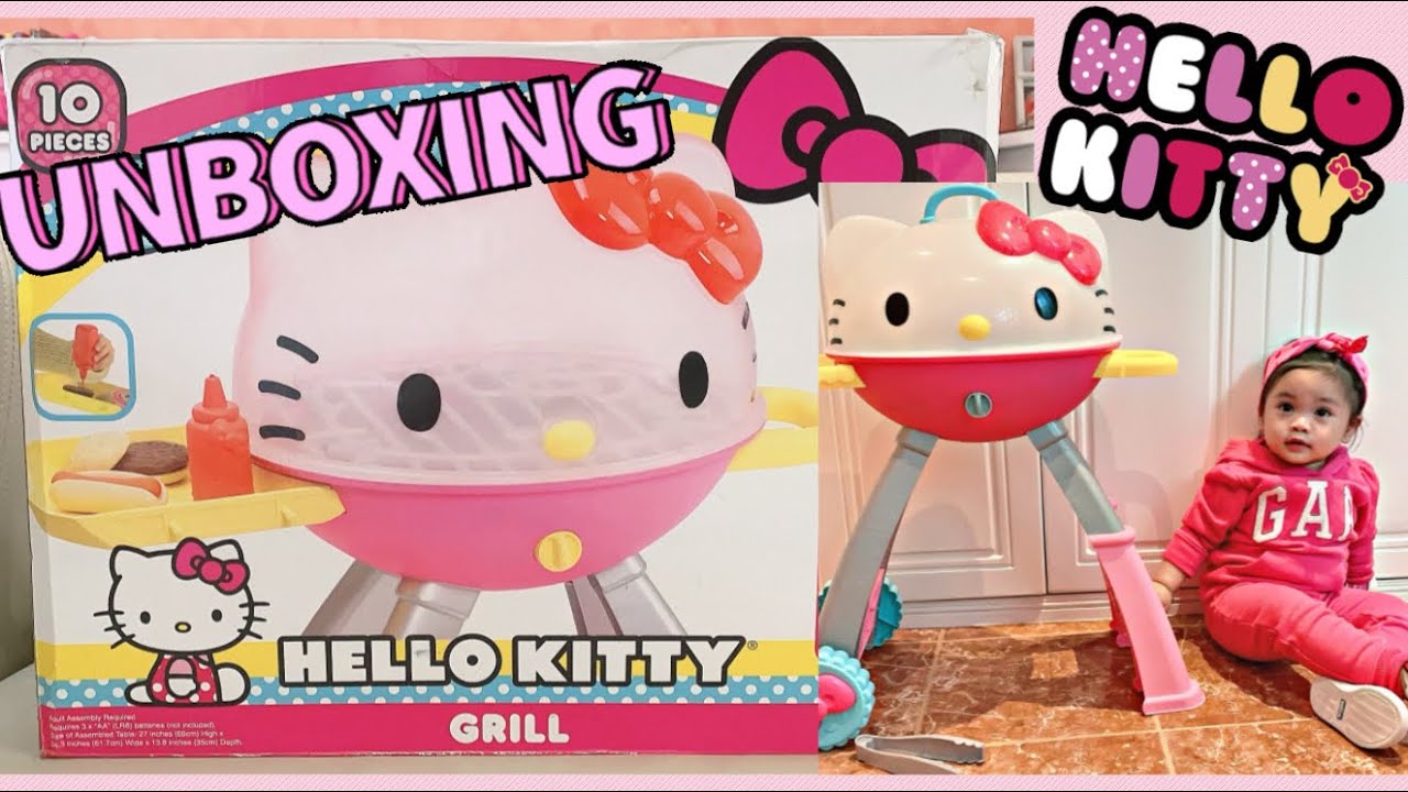 🎀HELLOKITTY GRILL TOY UNBOXING & PLAYTIME🎀 - YouTube