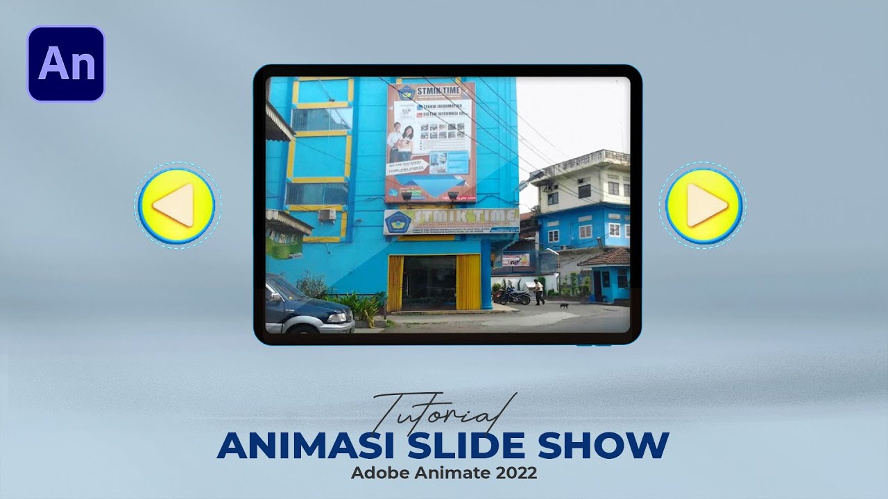 Tutorial Animasi Slide Show - Adobe Animate 2022 - YouTube