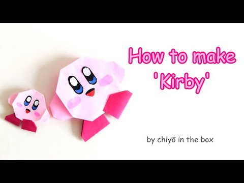 【Kirby】How to make 'Kirby' Paper Crafts Origami Game - YouTube