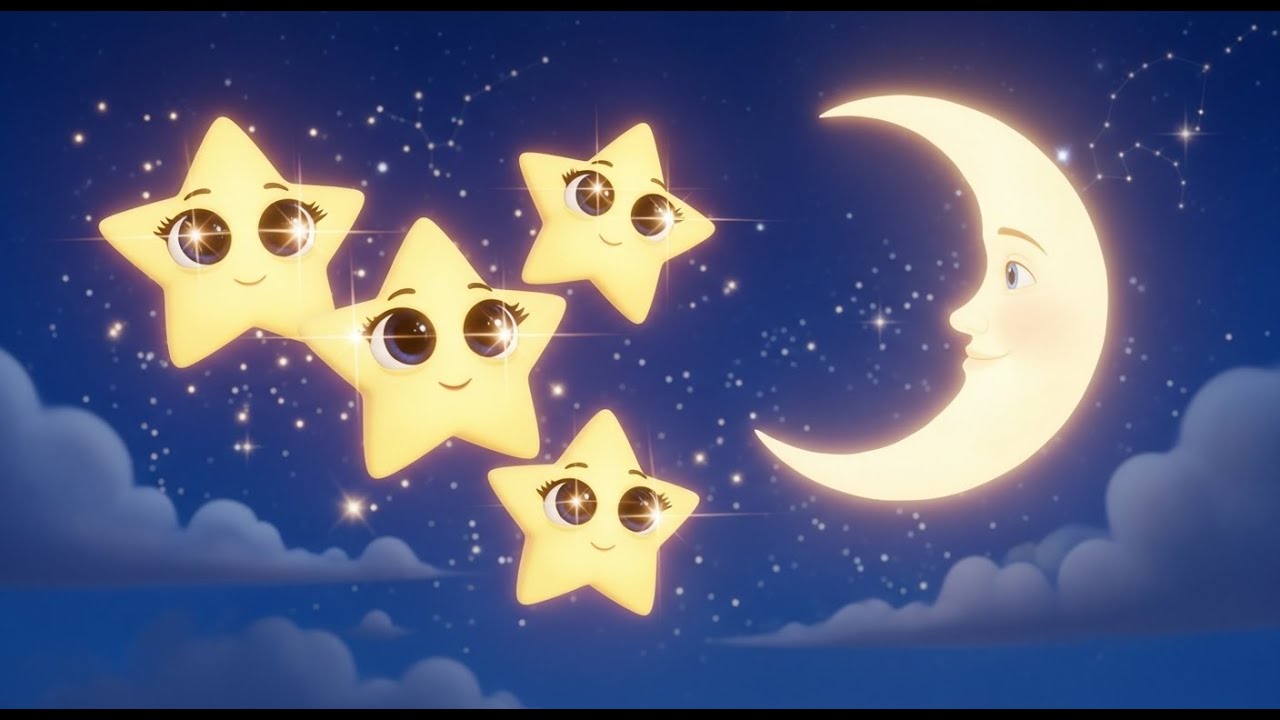 Counting Stars in the Night Sky ⭐🌌 | Numbers Song for Kids | Fun ...