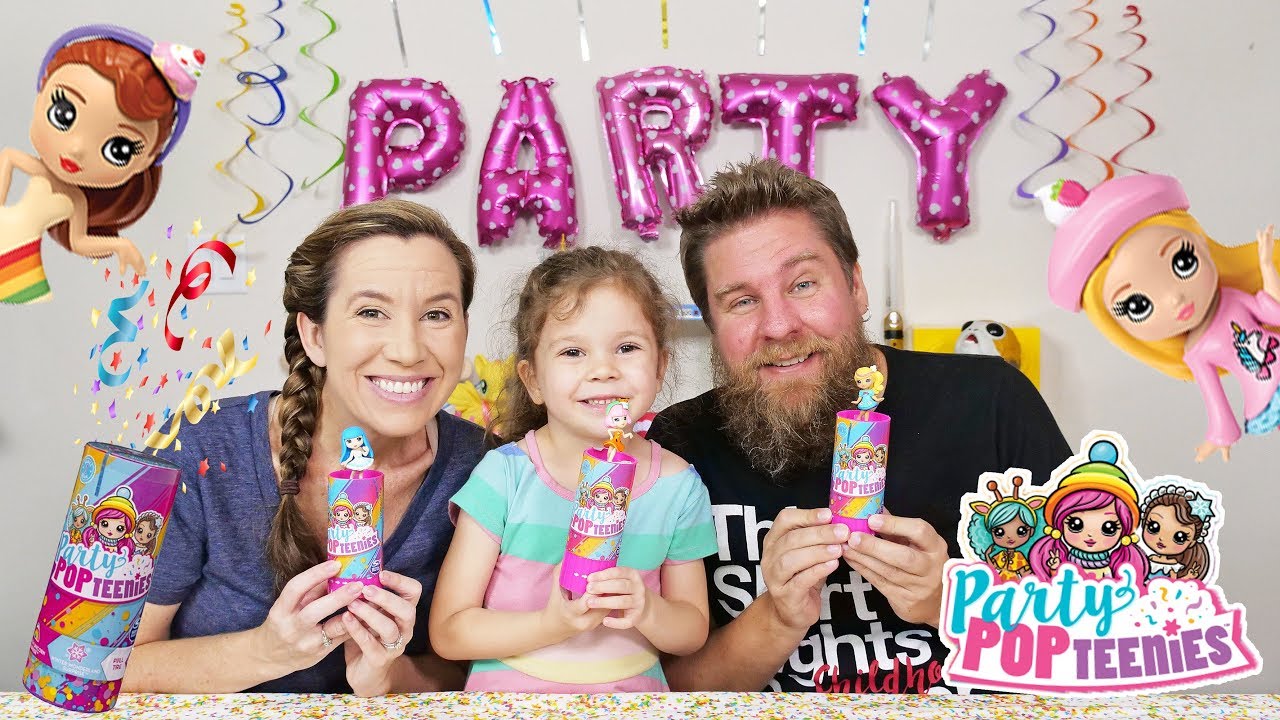 Party Pop Teenies Surprise Pop Doll Collectibles - YouTube