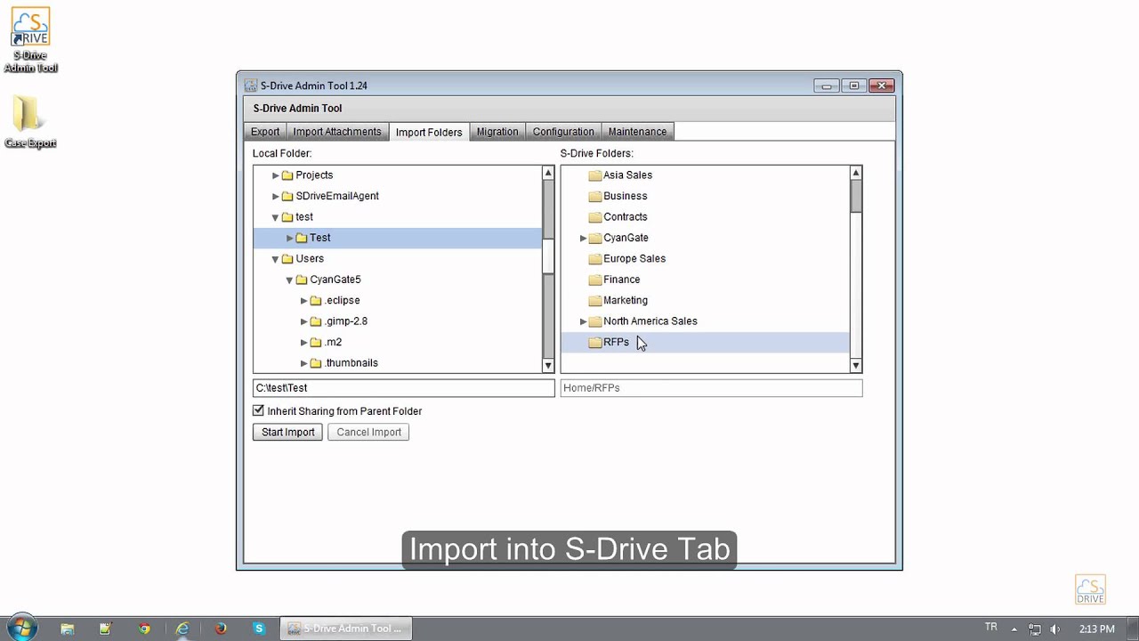 S-Drive Admin Tool - YouTube