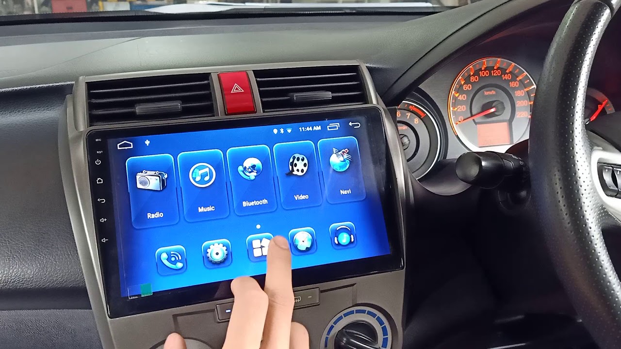 10" Android player Honda city OEM plug & play - YouTube