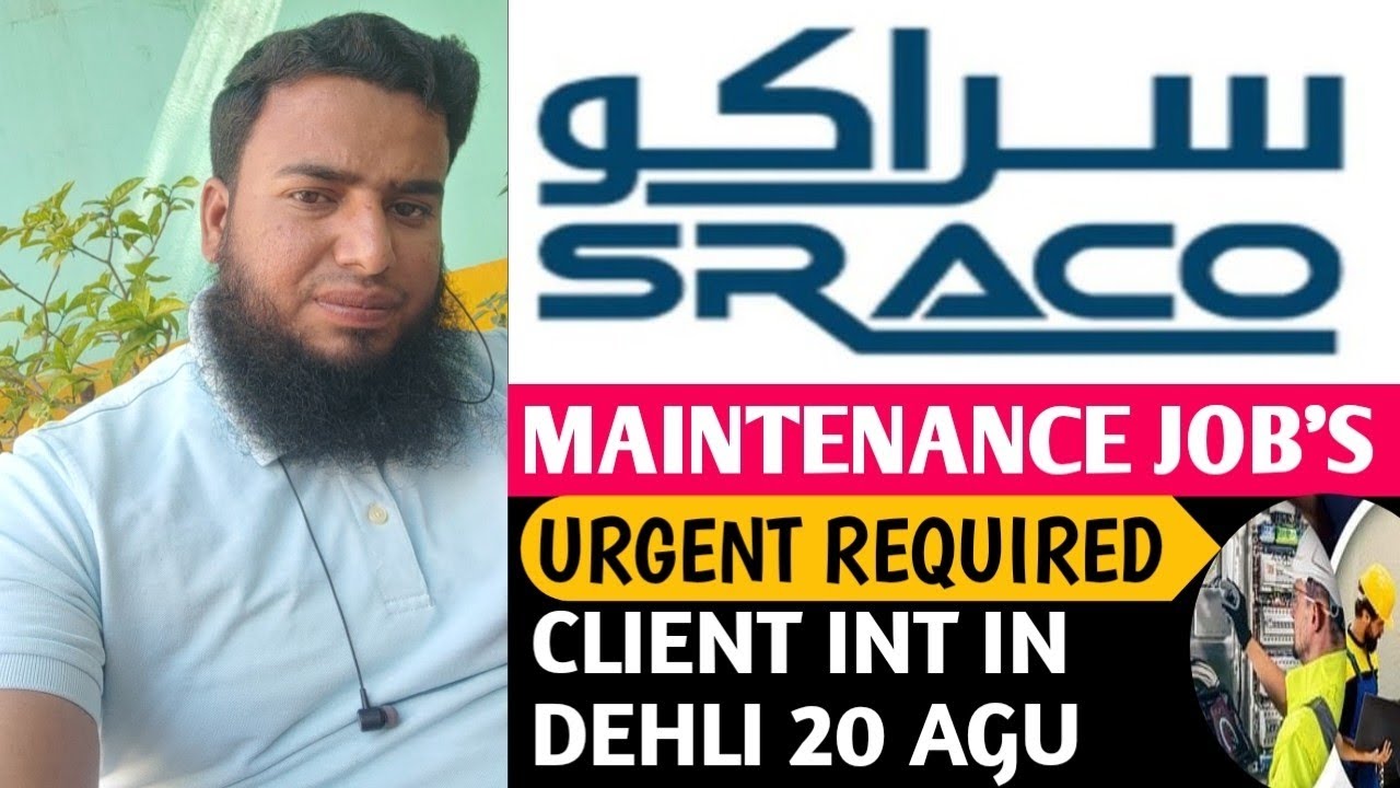 SRACO COMPANY OPERATION AND MAINTENANCE JOB'S SAUDI ARABIA URGENT ...