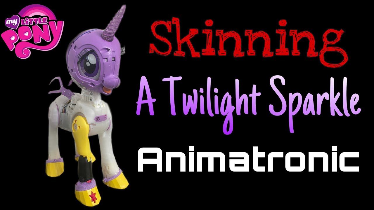 Skinning a Twilight Sparkle Animatronic Timelapse - YouTube