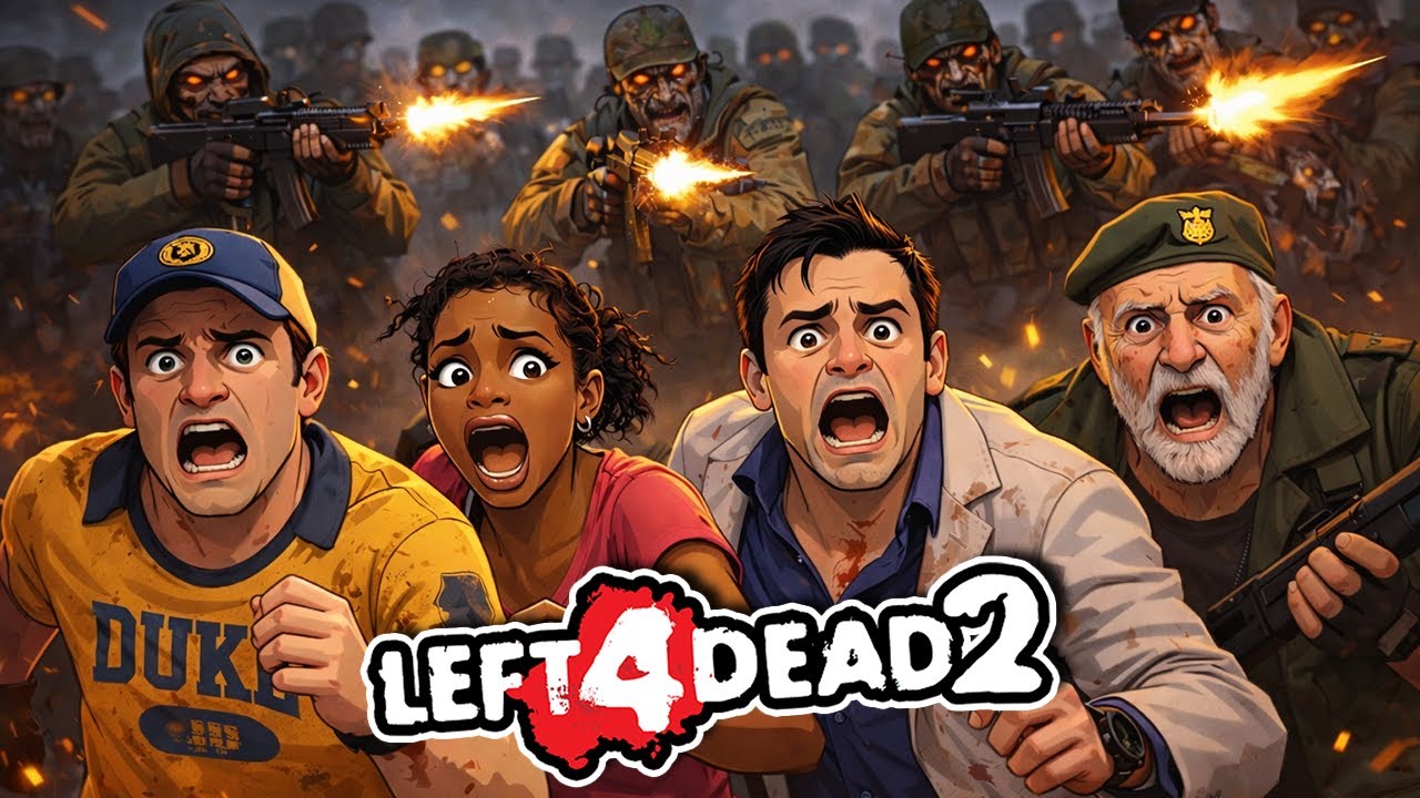 ZOMBIE ARMY CẦM SÚNG BẮN NGƯỜI BỐ ĐỜI QUÁ! BỌN TÔI BỊ LÙA CHẠY MẤT DÉP ...