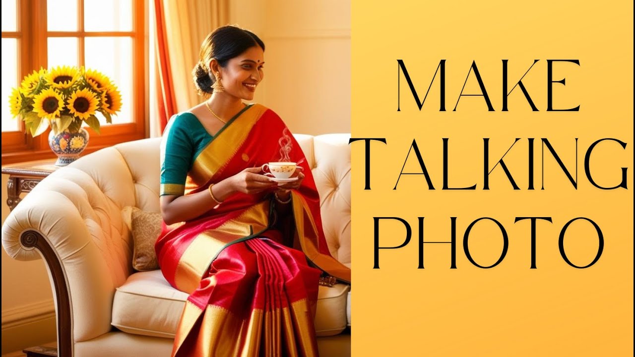 myVita Class :Creating a talking photo using an AI tool involves ...