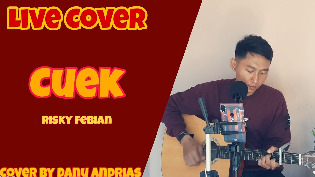 CUEK - RIZKY FEBIAN (LIRIK) COVER BY DANU ANDRIAS - YouTube