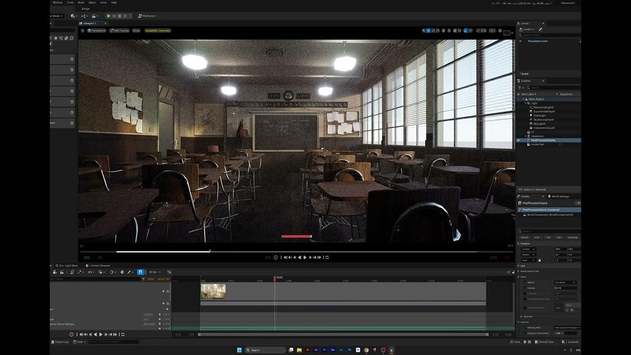 Demo Scene Blender | Unreal Engine 5.2 | Lumen | Path Tracing - YouTube