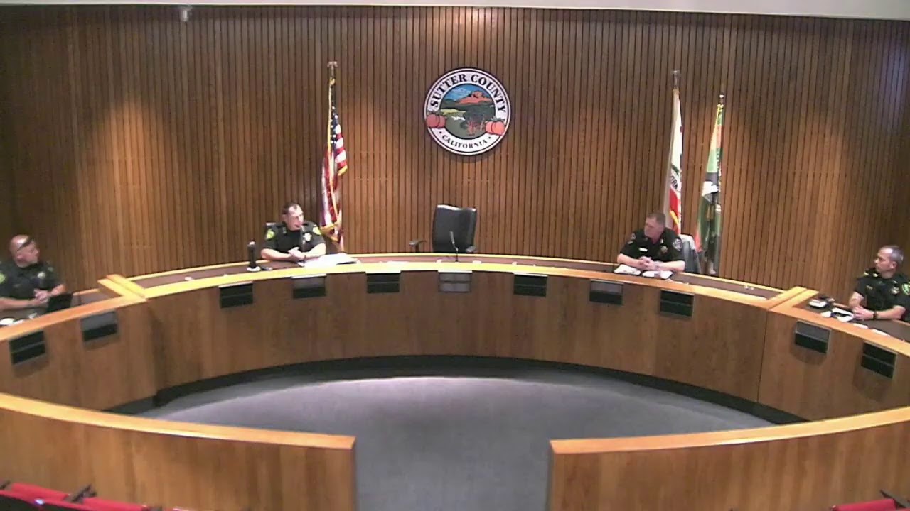 Sutter County Sheriff's Town Hall - YouTube