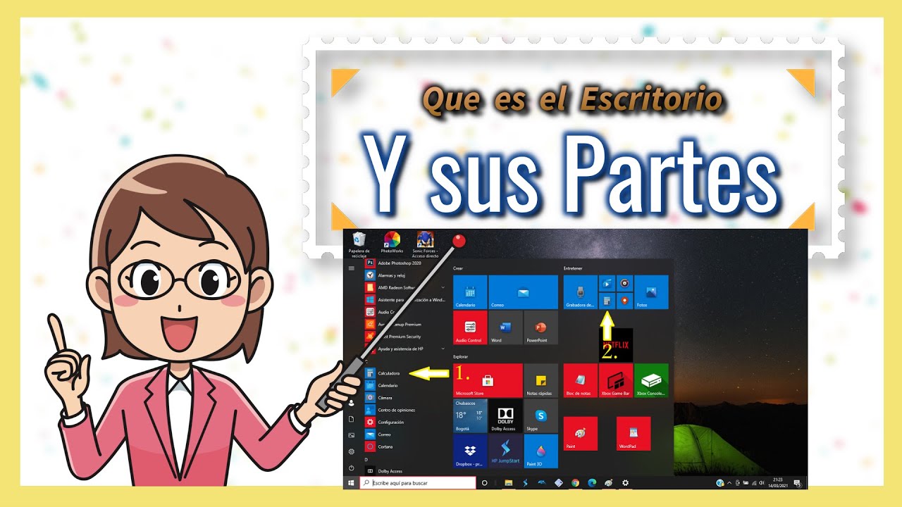 🖥 El Escritorio y Sus Partes 💻 - YouTube