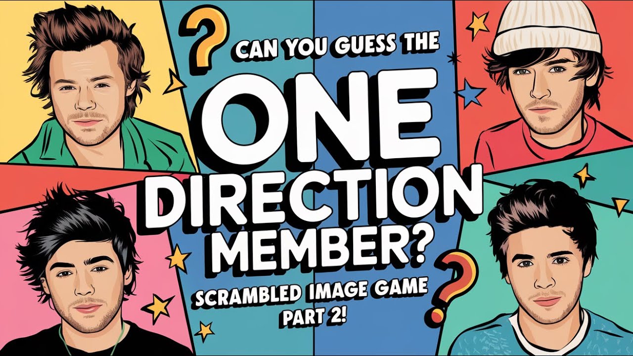 Can You Guess the One Direction Member? | Scrambled Pics Game Part 2! # ...